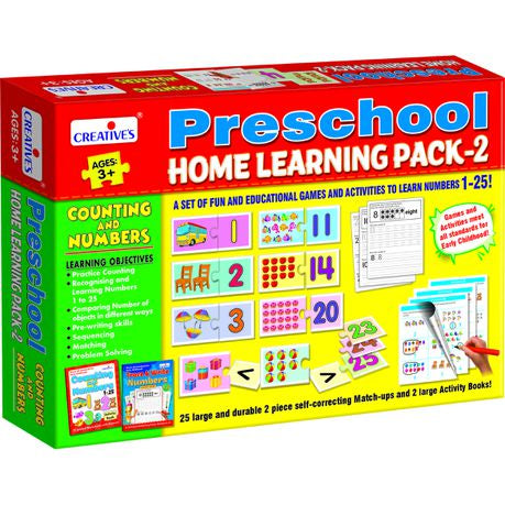 Creatives Preschool Home Learning Pack - 2 - Counting & Numbers Count