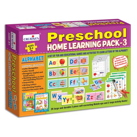 Creatives Preschool Home Learning Pack - 3 Alphabet