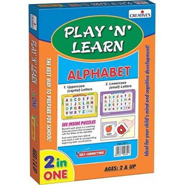 Creatives - Play And Learn - Alphabet (Self-Correcting Puzzles)