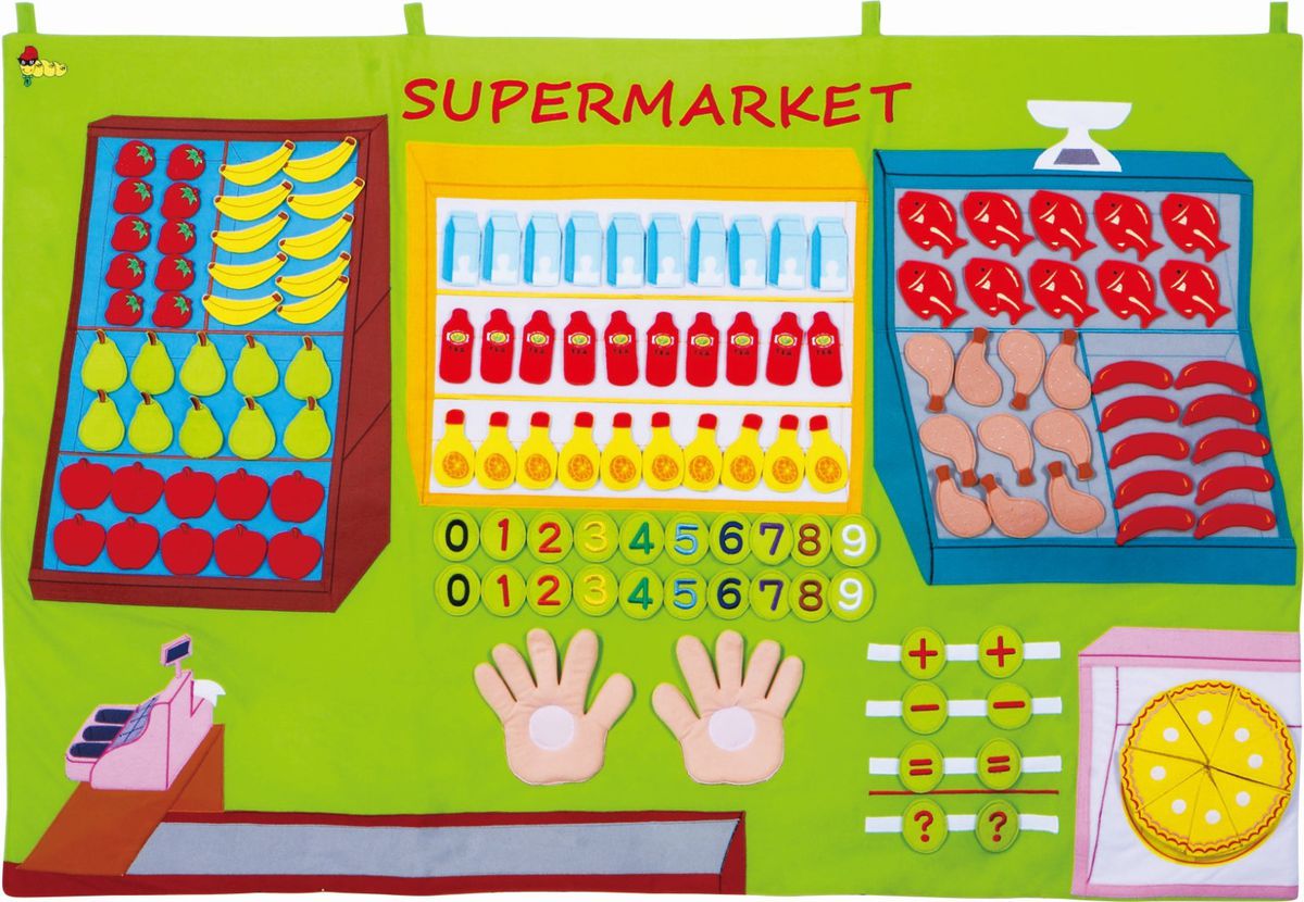 Develop Math Skills - Supermarket Activity Game (145x90cm)