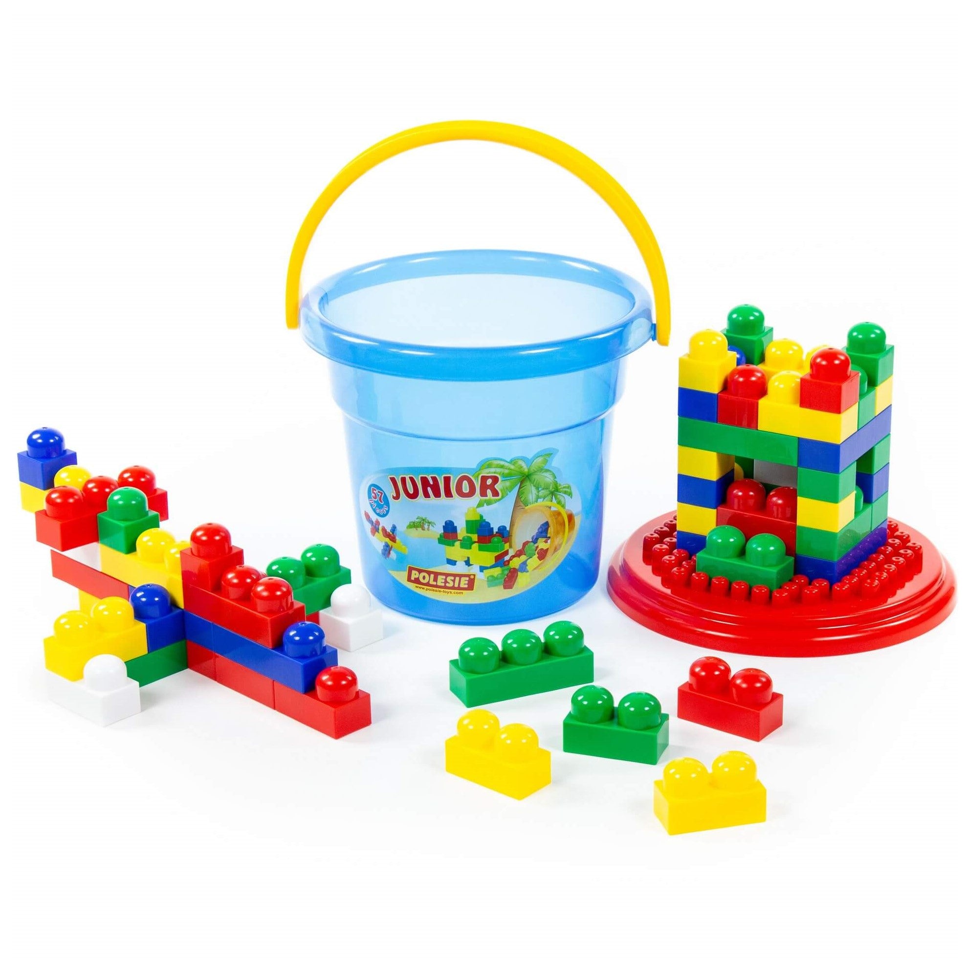 Polesie Jumbo Blocks 57 Piece in Bucket