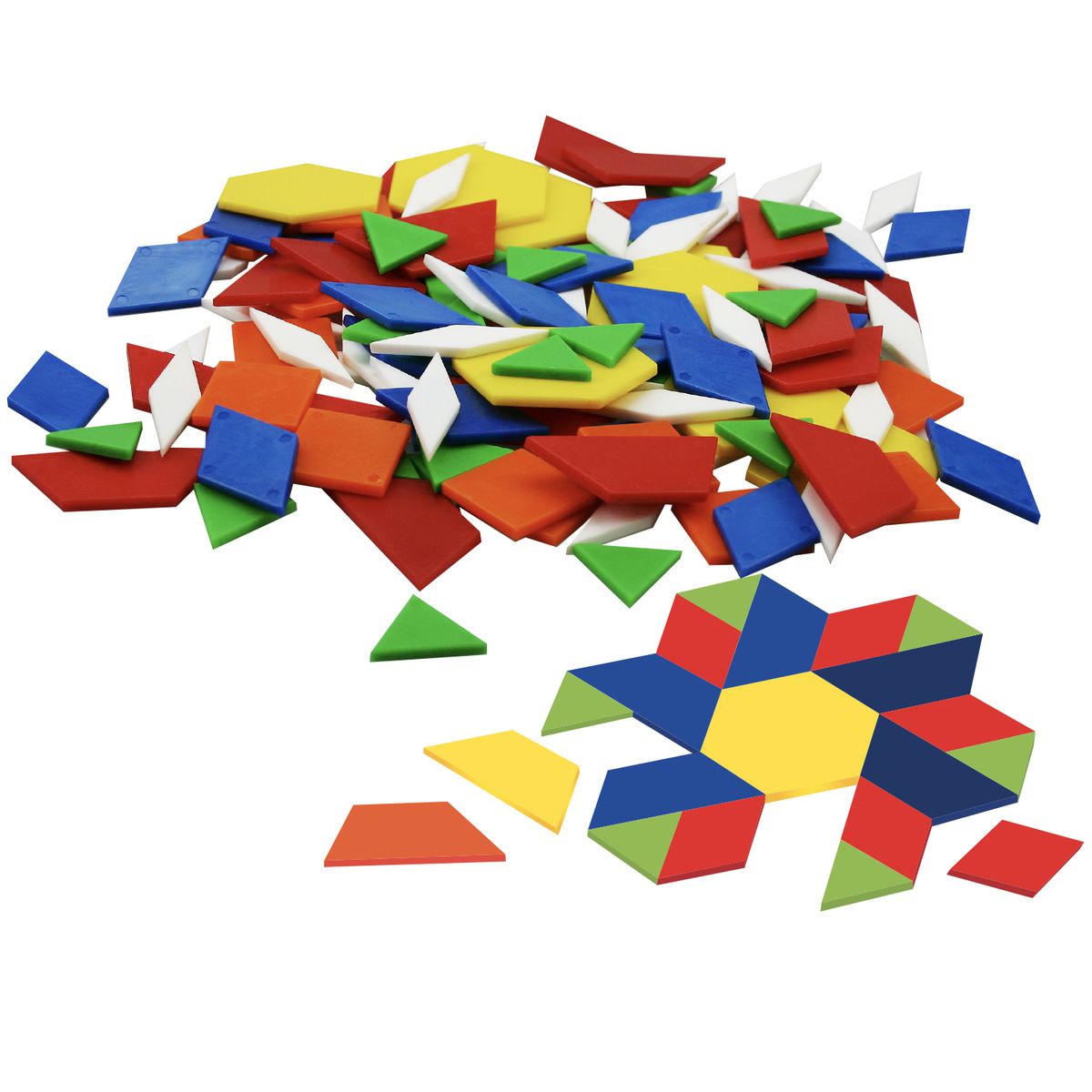 Maths Pattern Blocks 360pc (Solid)