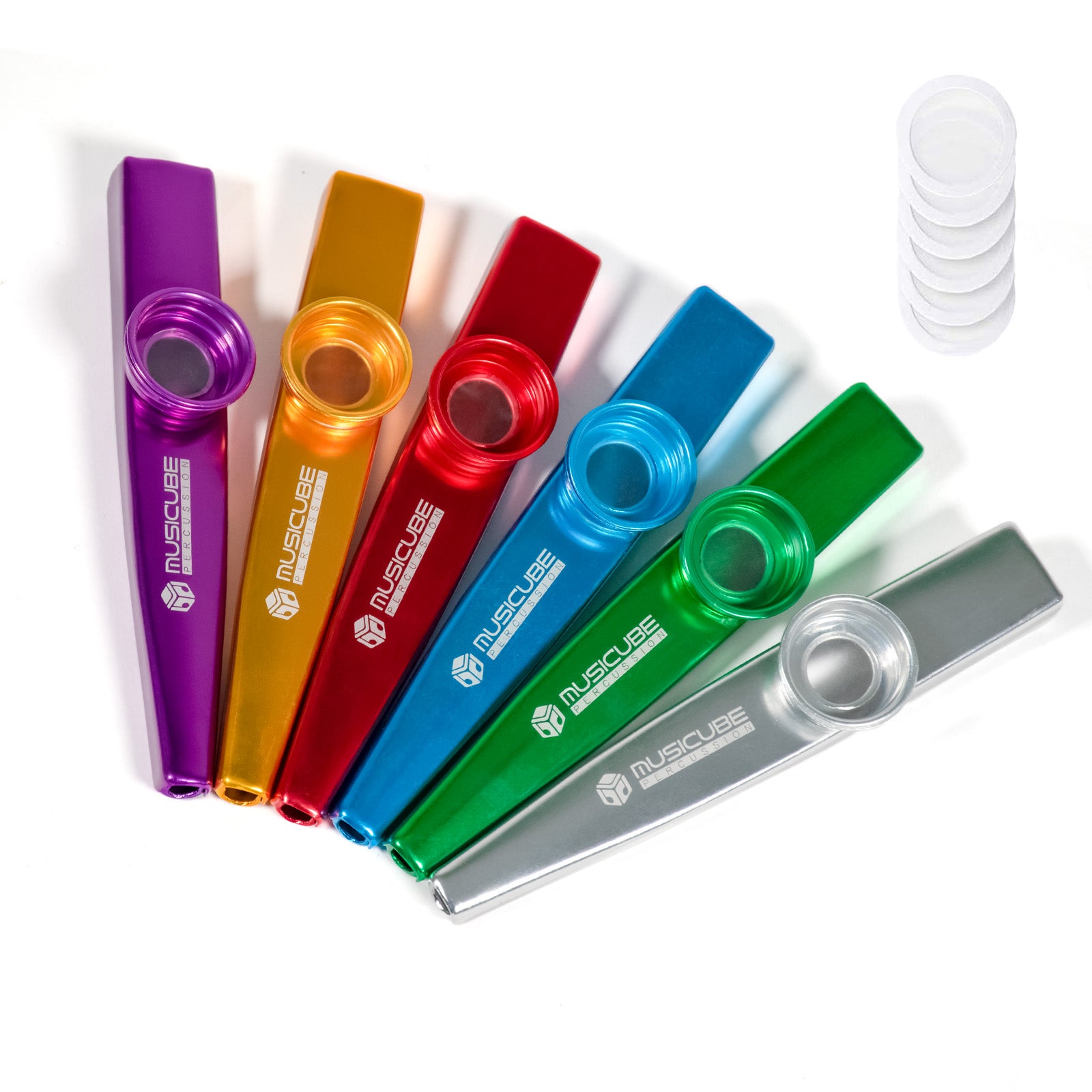 Metal Kazoo Music Instrument Set of 6 Piece