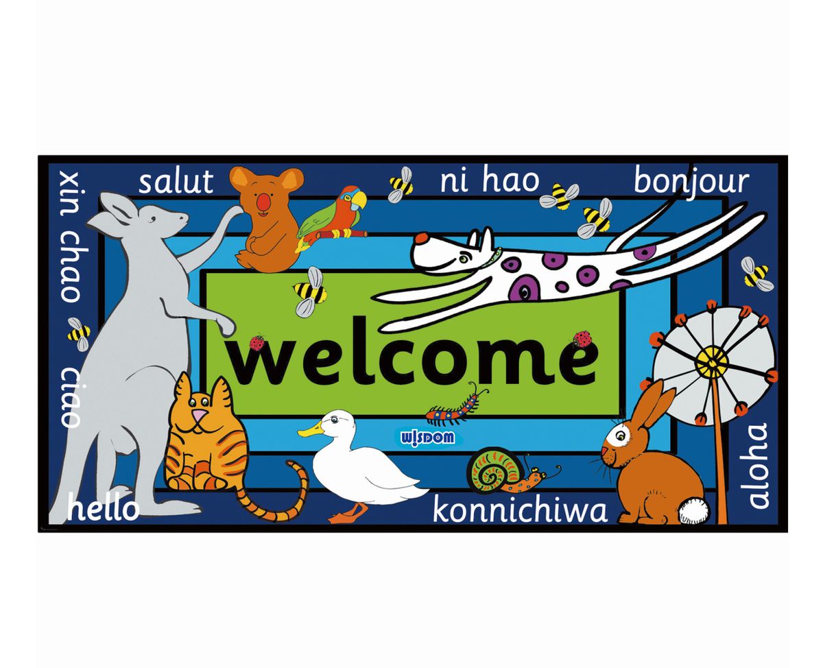 Kids Non-Slip Welcome Carpet Mat 2000 x 1000 x 3mm