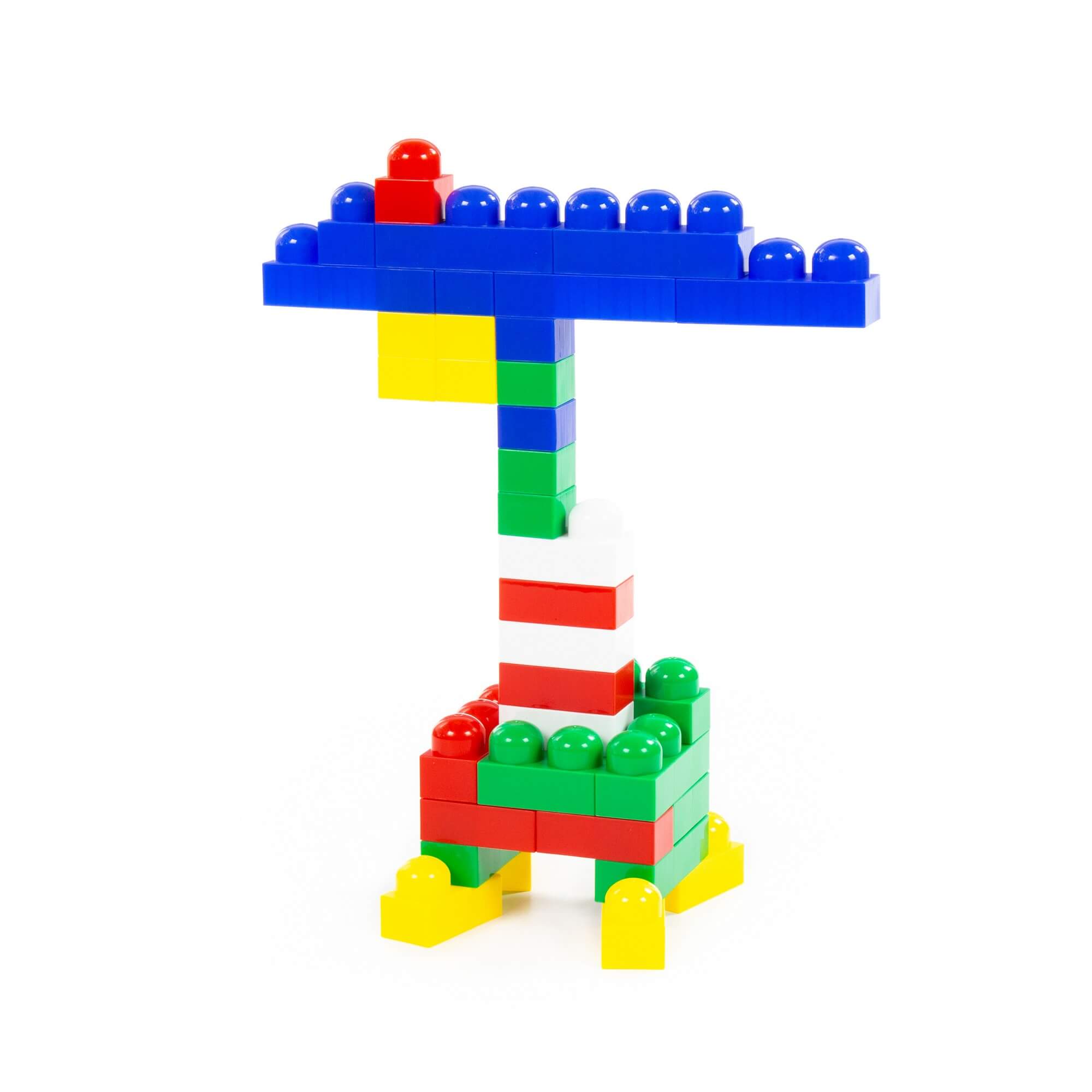 Polesie Large Building Blocks in Container 54 Piece
