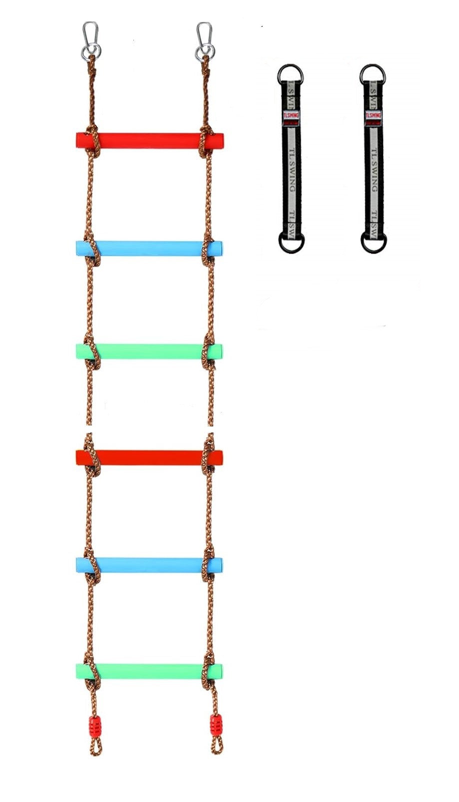 Playfree - 6 Step & Swing Climbing Ladder