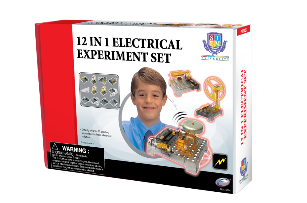 12-IN-1 ELECTRICAL EXPERIMENTAL SET