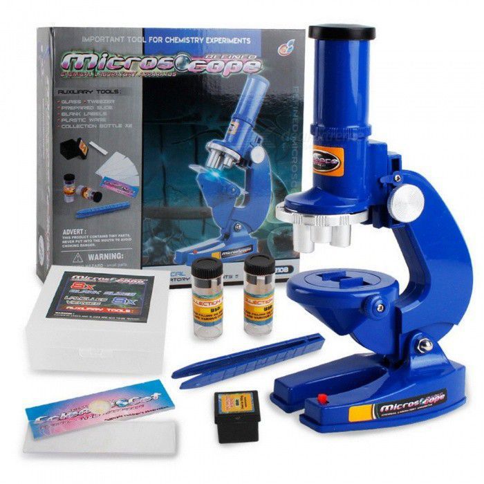 Microscope Refined Chemistry Set 100 x 200 x 450 x Magnification