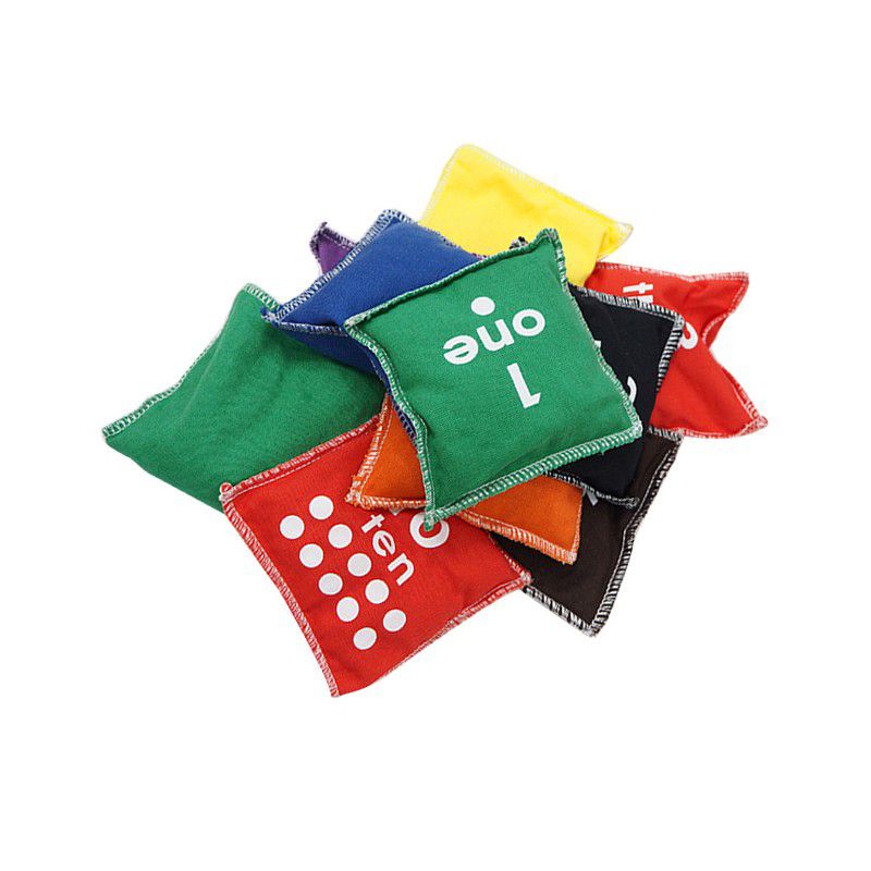 Number Bean Bags 10 Piece 10 X 10cm