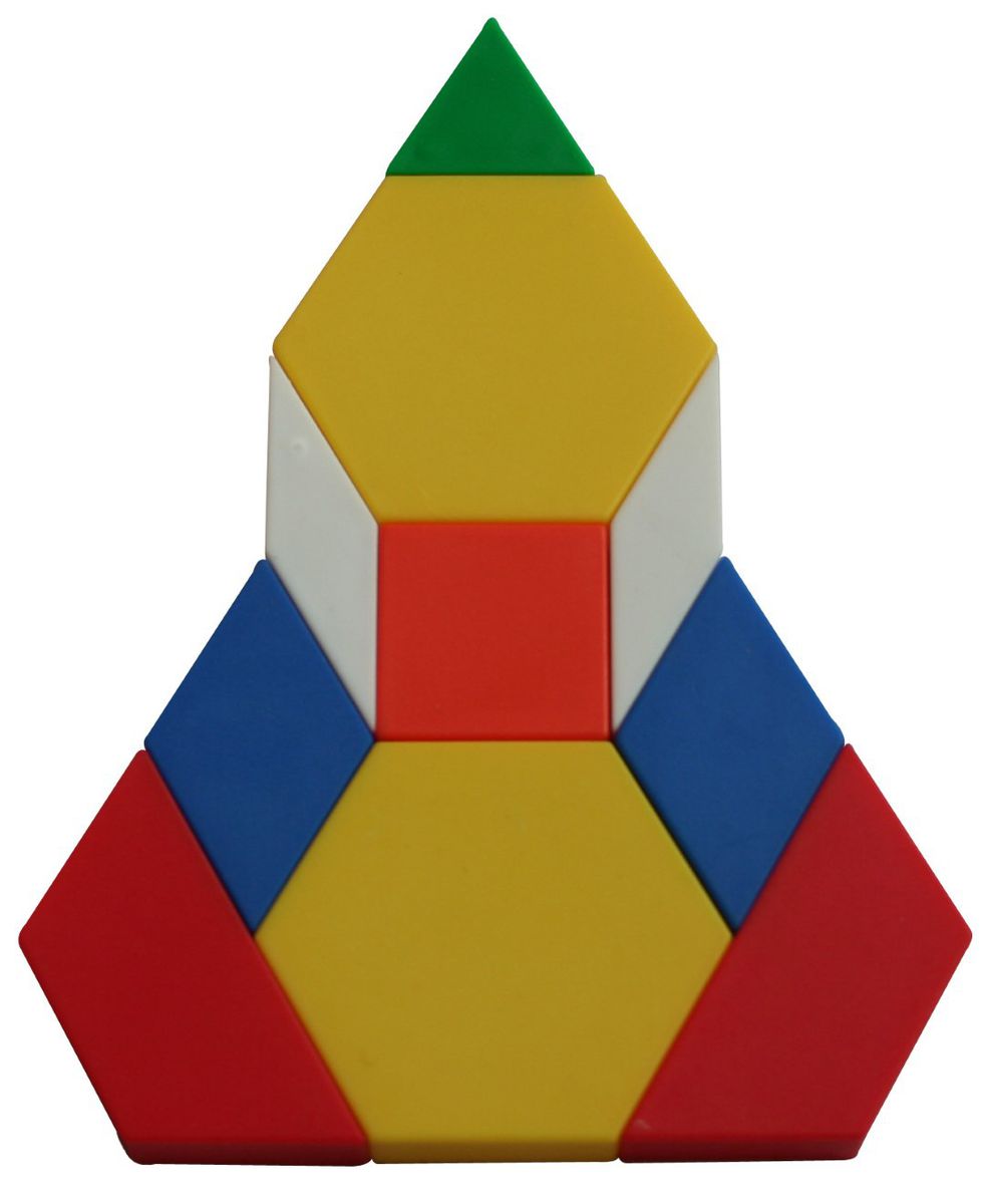 Maths Pattern Shape Blocks (180 Piece)