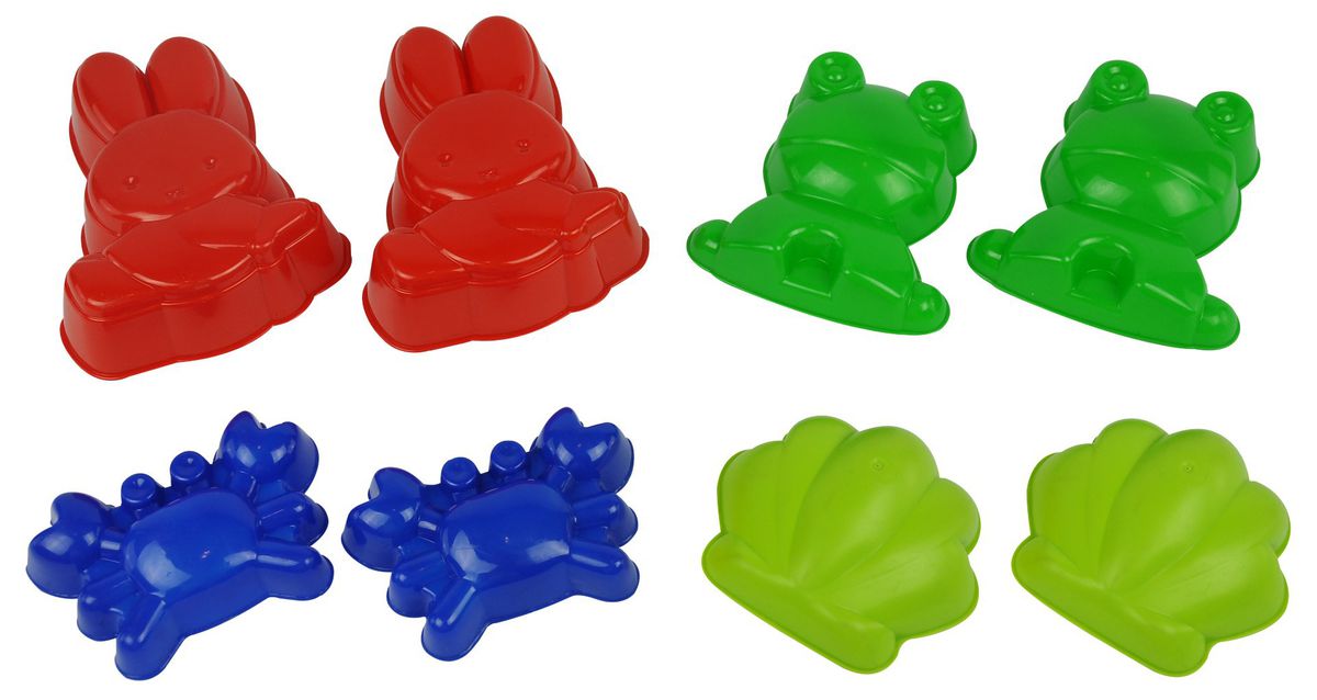 Beach Sand Mould Aquatic Animals Set 8 Piece