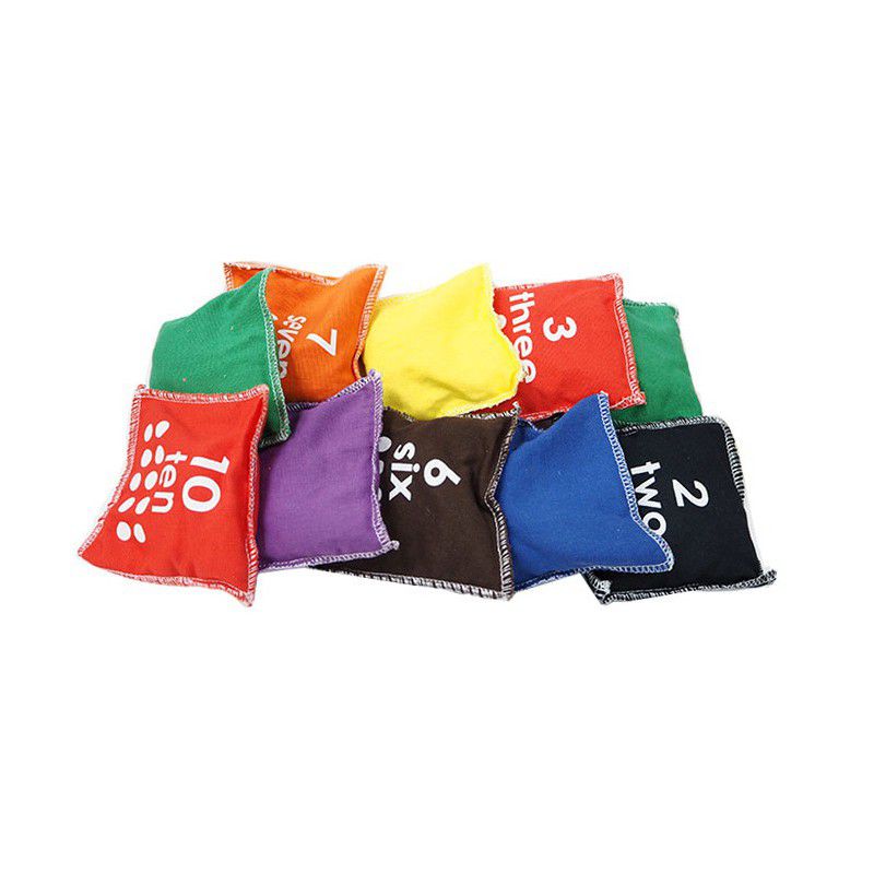 Number Bean Bags 10 Piece 10 X 10cm