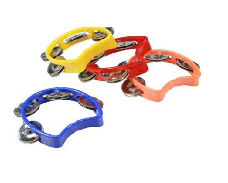 Plastic Tambourine Music Instrument - Each